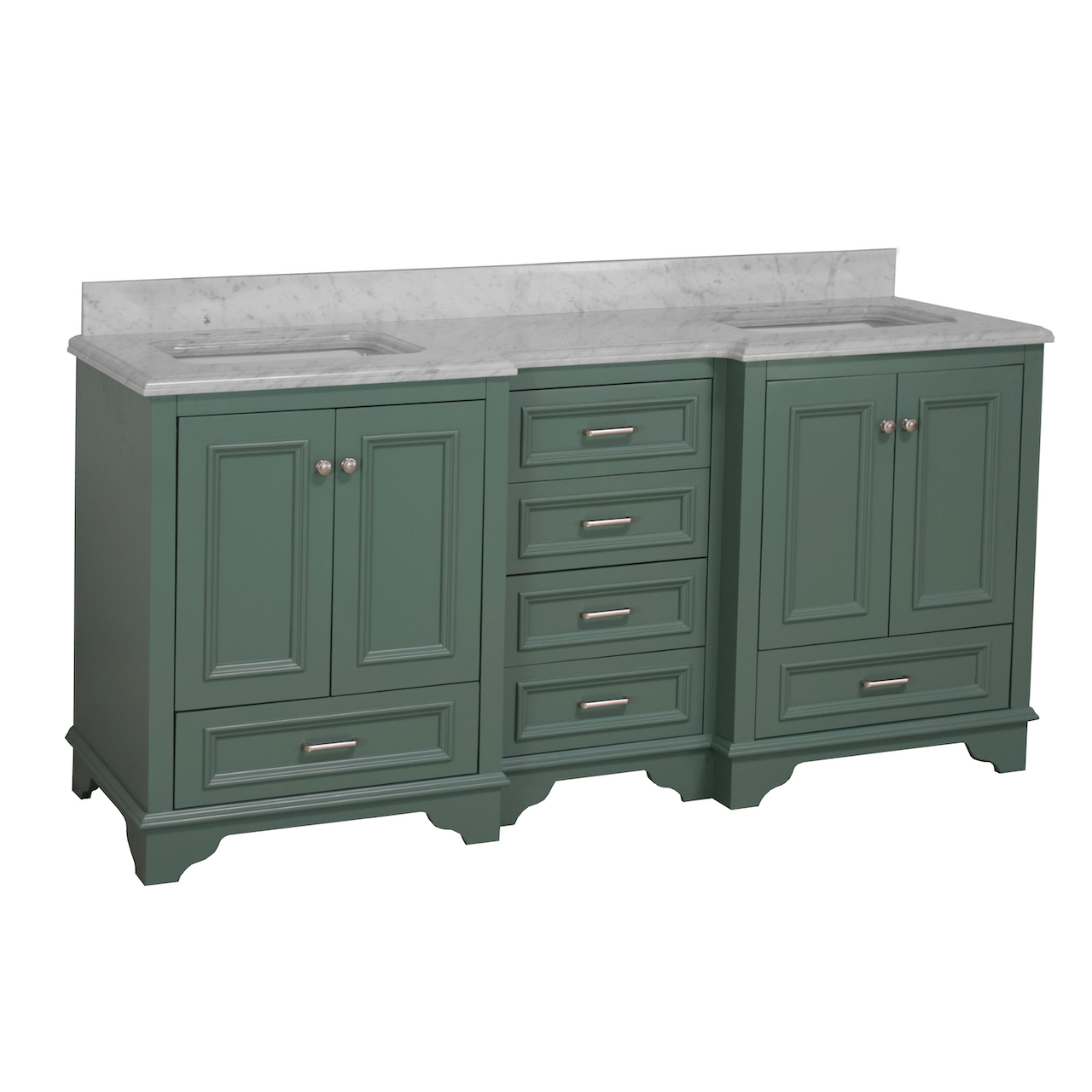 72-inch Double Bathroom Vanities | Solid Wood Construction ...