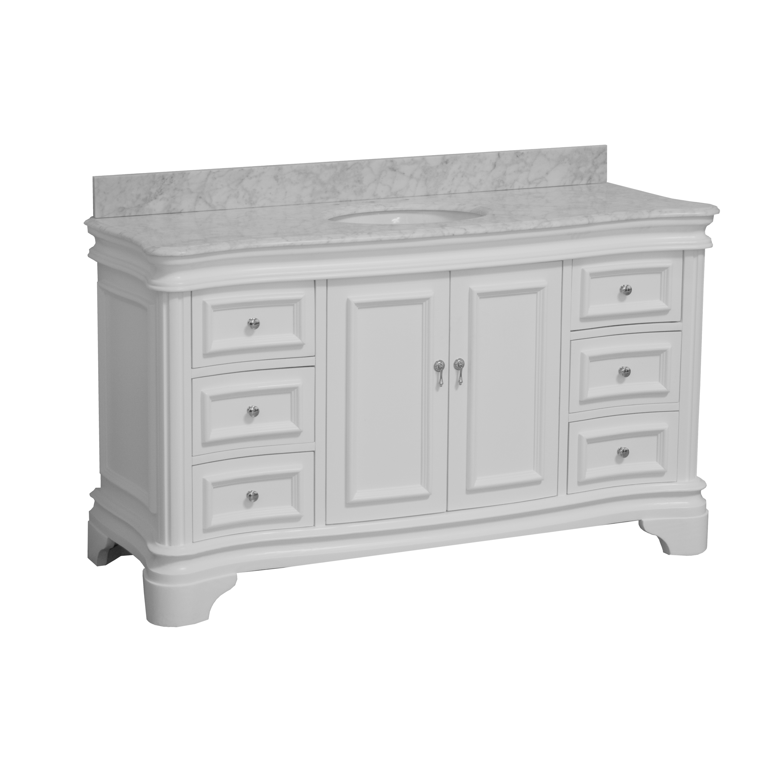 60-inch Single Bathroom Vanities | Solid Wood Construction ...