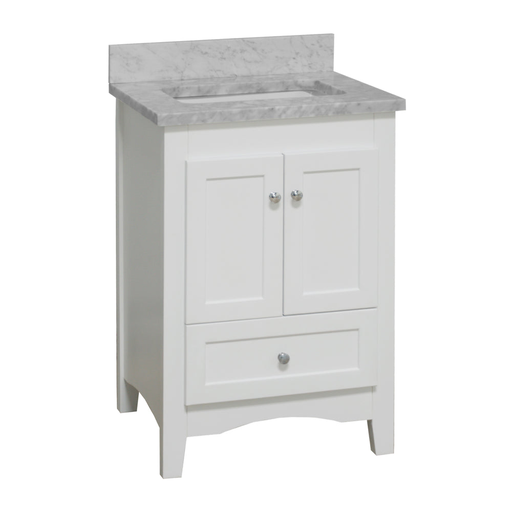 24-inch Bathroom Vanities | Solid Wood Construction – KitchenBathCollection