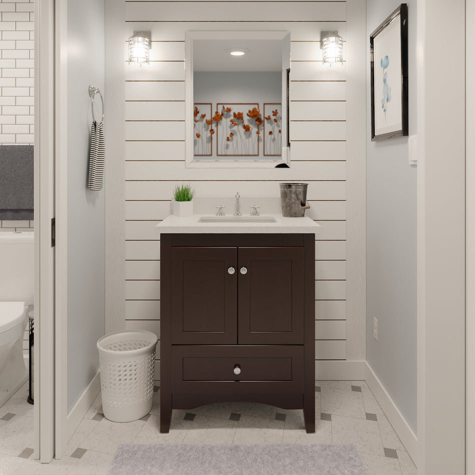 30-inch Bathroom Vanities | Solid Wood Construction – KitchenBathCollection