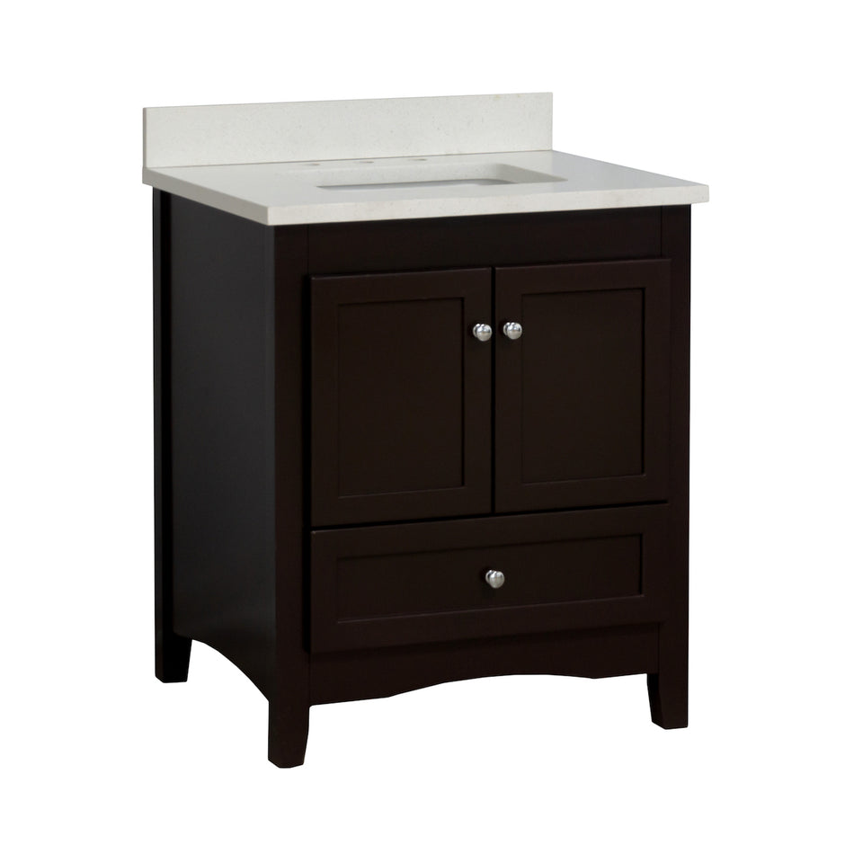 30-inch Bathroom Vanities | Solid Wood Construction – KitchenBathCollection