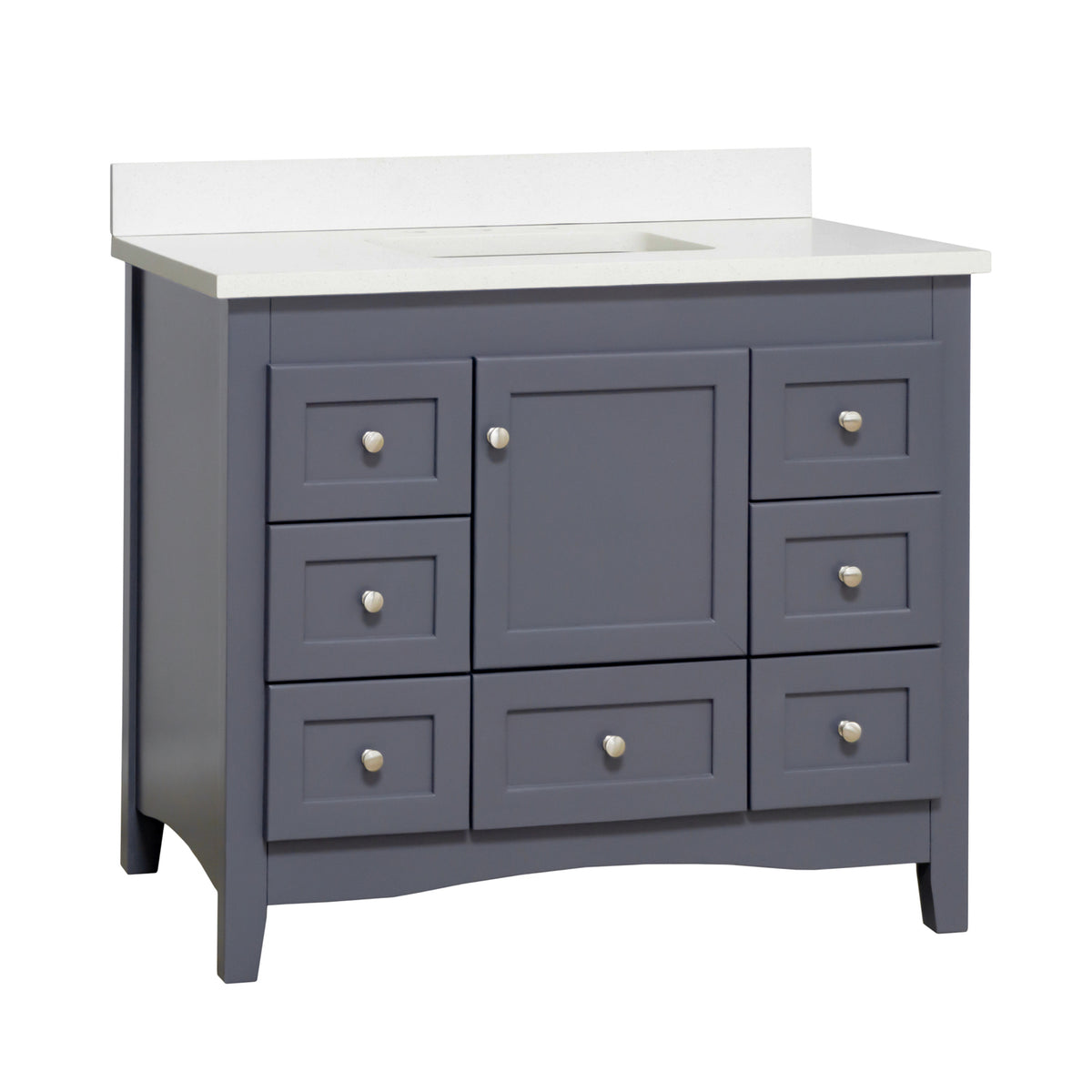 42-inch Bathroom Vanities | Solid Wood Construction – KitchenBathCollection