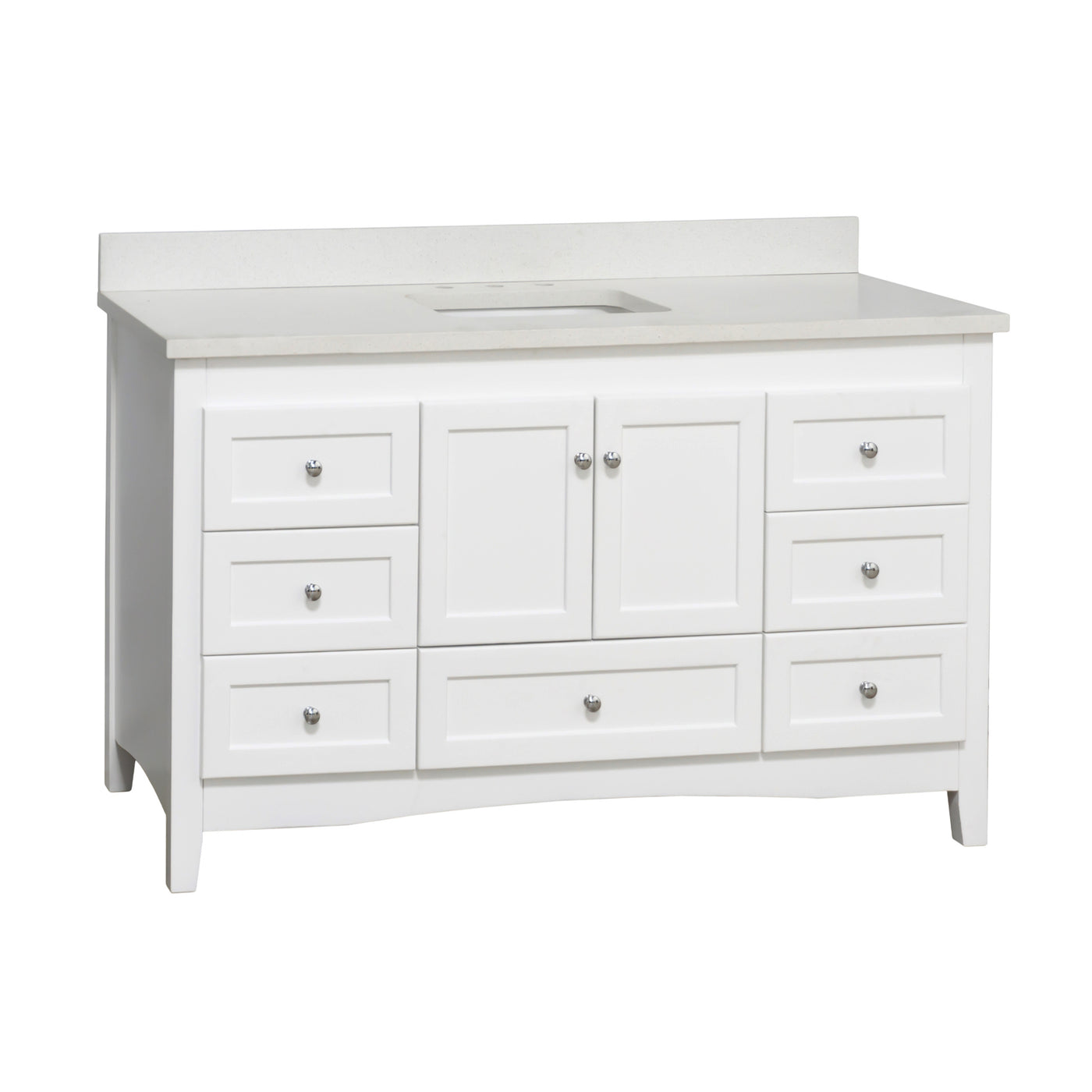 60-inch Single Bathroom Vanities | Solid Wood Construction ...