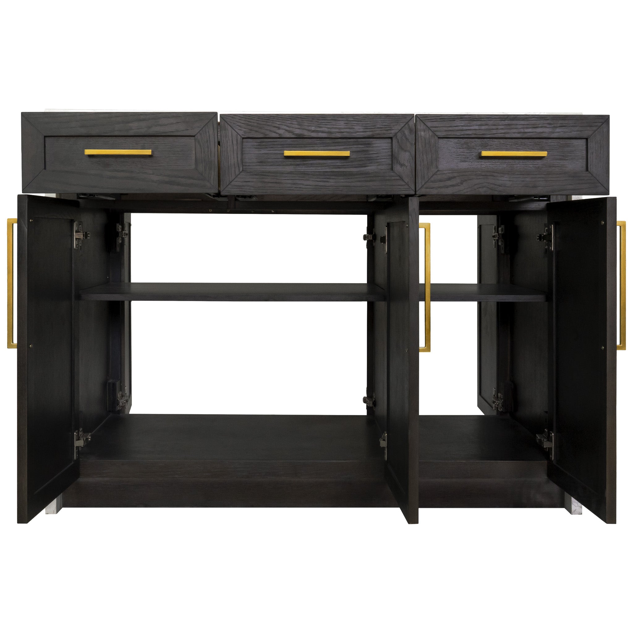 Palisade 48-inch Kitchen Island with Engineered Marble Top ...